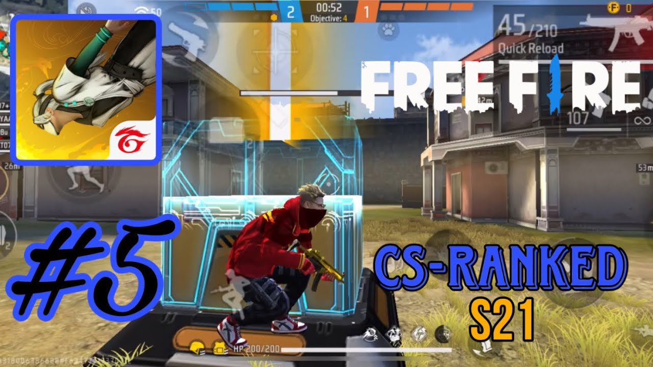 FREE FIRE Gameplay #5 CS-RANKED (S21) - YouTube