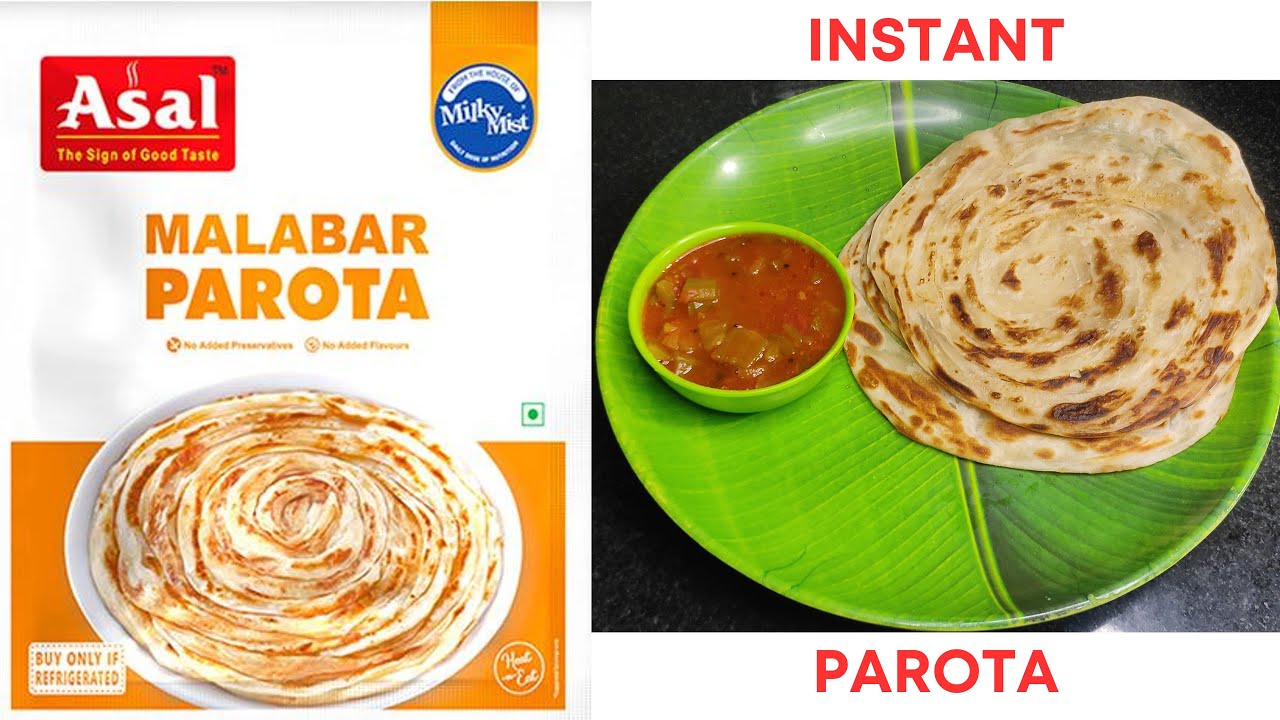 Asal Malabar Parota Recipe |Asal Half Cooked Malabar Parota | Instant ...