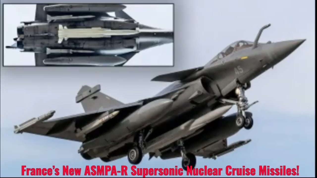 France’s New ASMPA-R Supersonic Nuclear Cruise Missiles! - YouTube