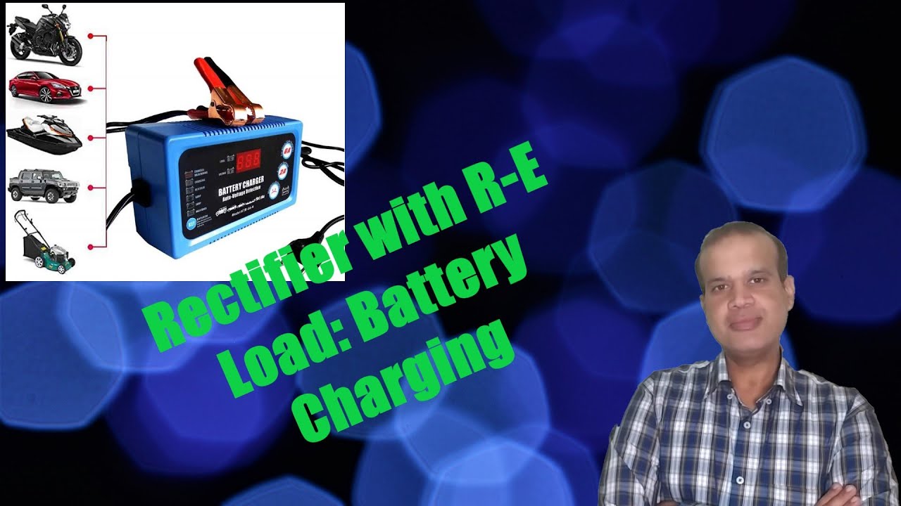 Half wave Rectifier with R-E load : Battery Charger - YouTube