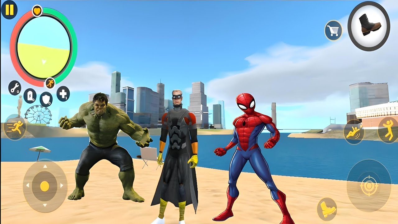 Naxeex Superhero Game Naxeex Rope Crime City Part#34 - New Games ...