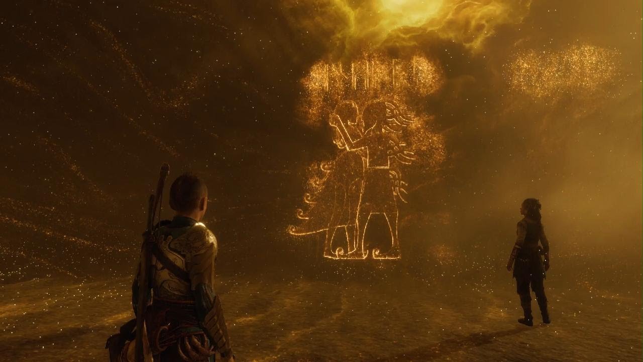 Atreus & Angrboda Watching Love God of War Ragnarök - YouTube