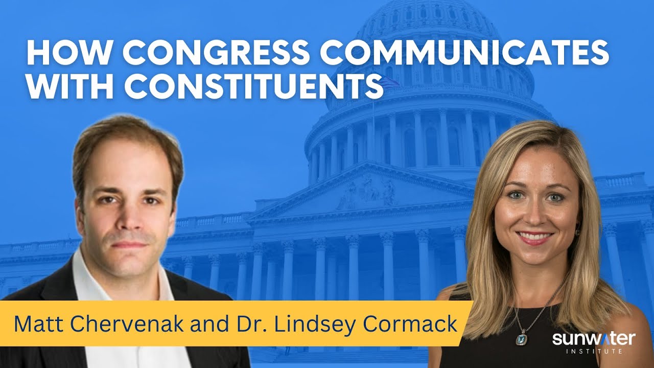 Dr. Lindsey Cormack - How Congress Communicates with Constituents ...