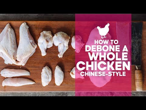 How to Debone a Chicken (Chinese-style) | Knife Skills | Asian Cooking