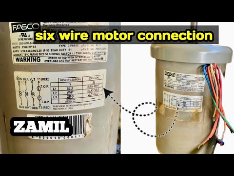 six wire three phase motor wiring | zamil package ac fan motor wiring