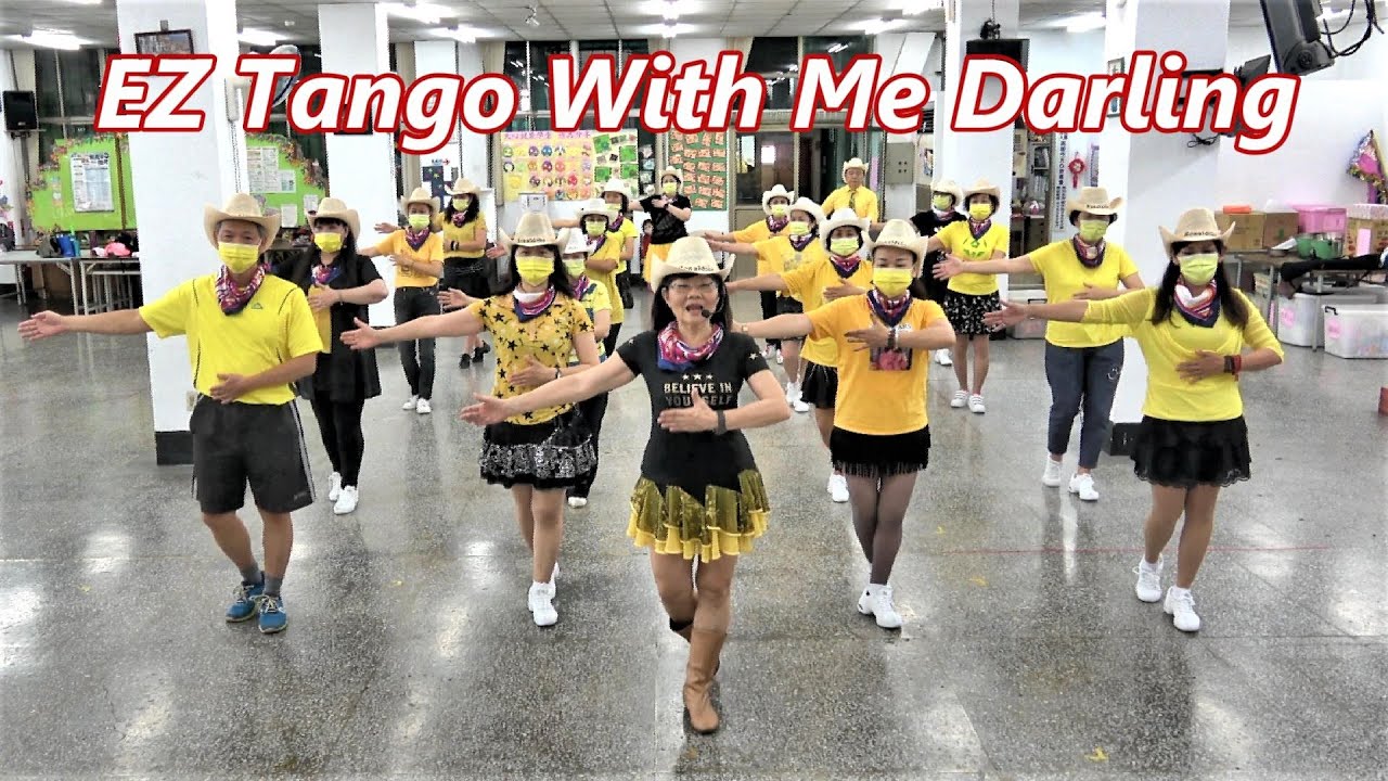 EZ Tango With Me Darling│Line Dance by Juliet Lam│Demo & Walk Through ...