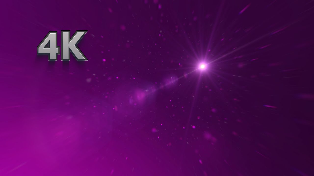 1 hour 4K Particle Loop VJ Background. Relaxing Background Motion ...