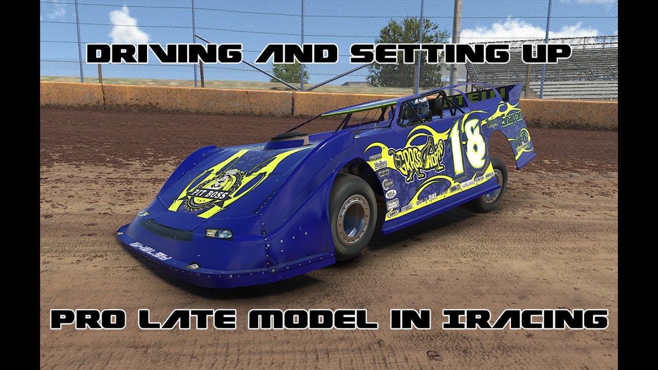 Pro Late Model setup and driving (IRacing) - YouTube