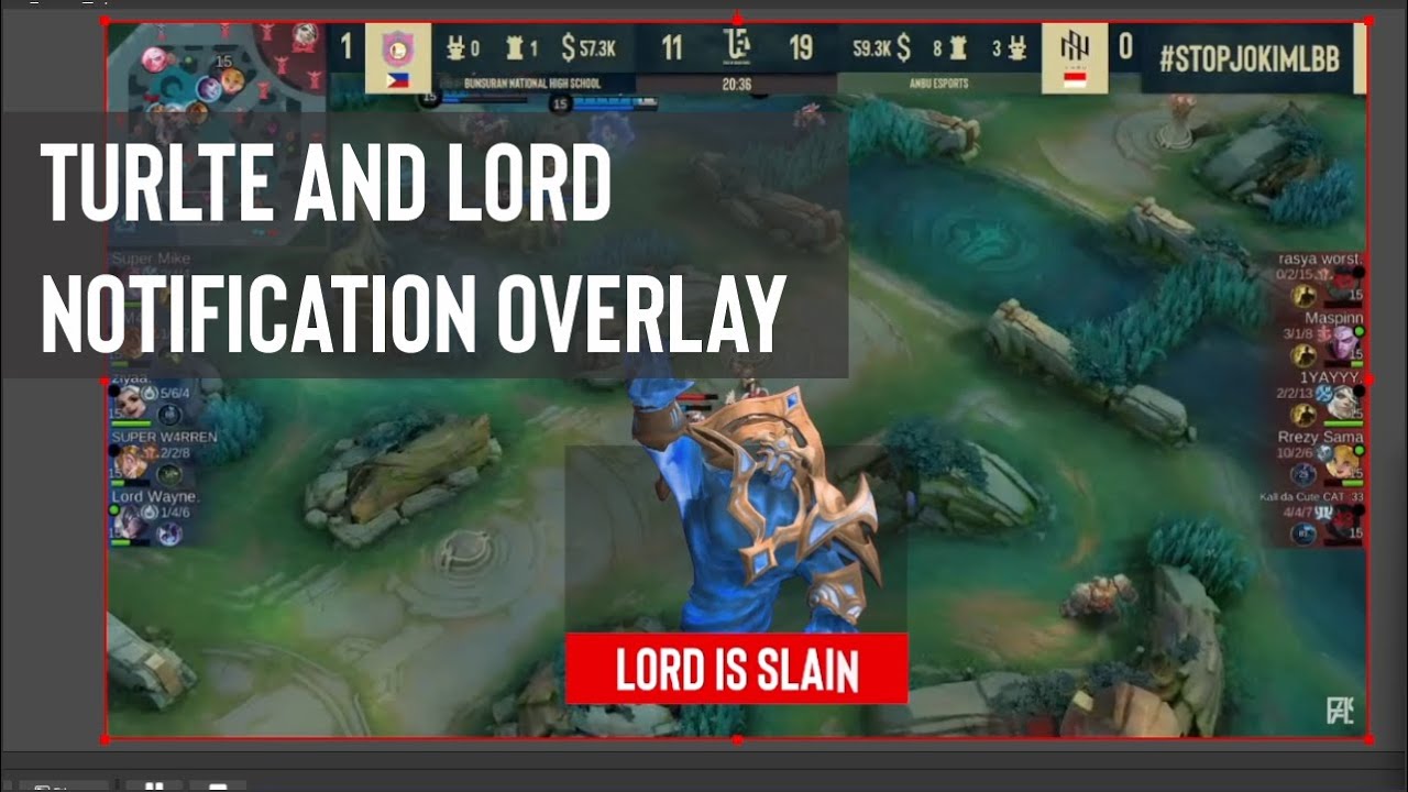 Turtle Lord Notification Overlay - Mobile Legends - YouTube