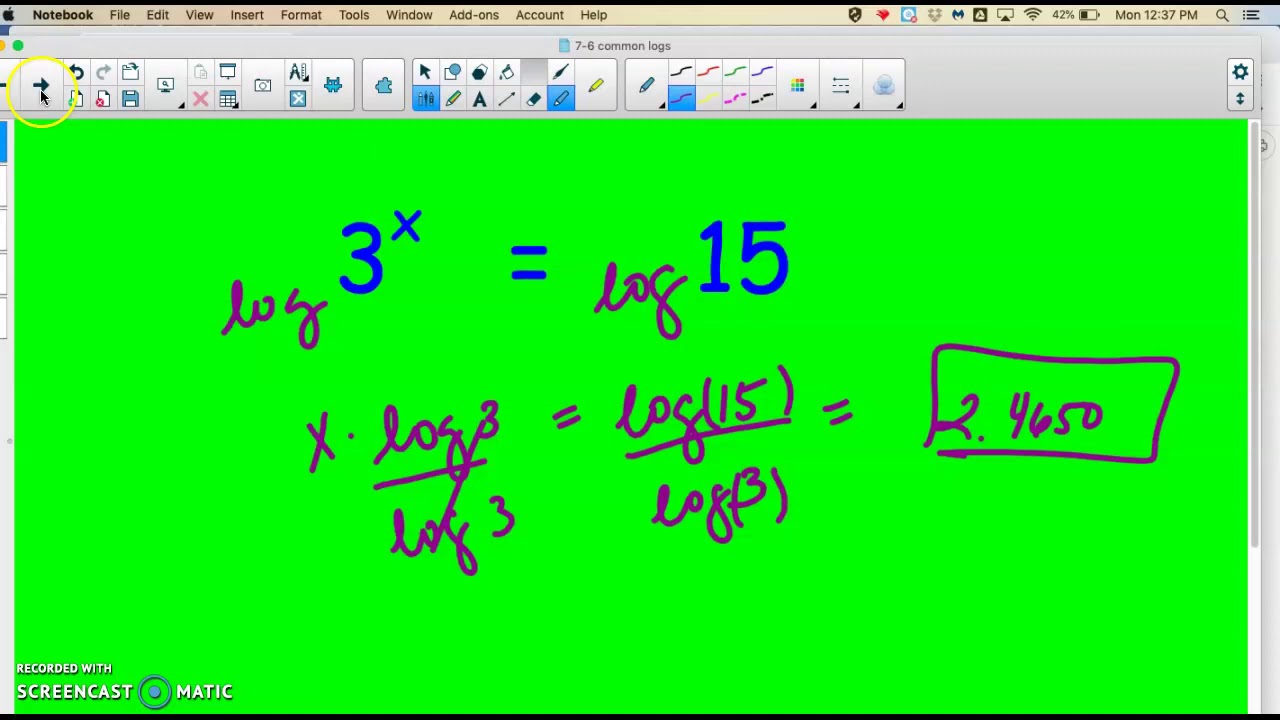 Solve Using Common Logs YouTube solve-using-common-logs-youtube