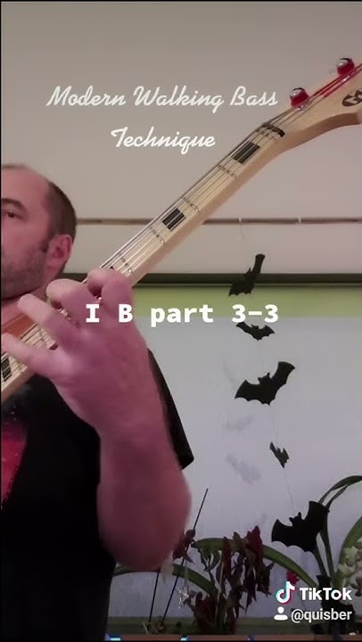 Modern Walking Bass Technique I B part 3-3 - YouTube