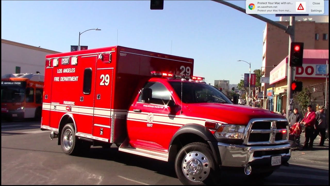LAFD NEW Rescue 29 Responding - YouTube