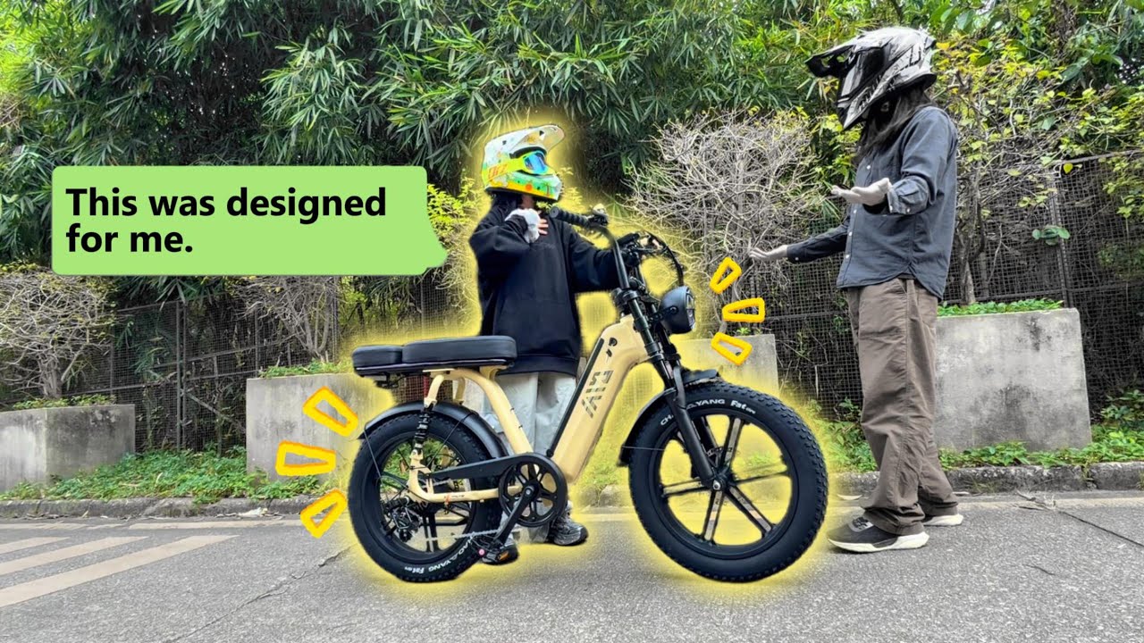 TST® R7 Moped Style 1500W Full Suspension Electric Cargo Bike#tst #tst ...