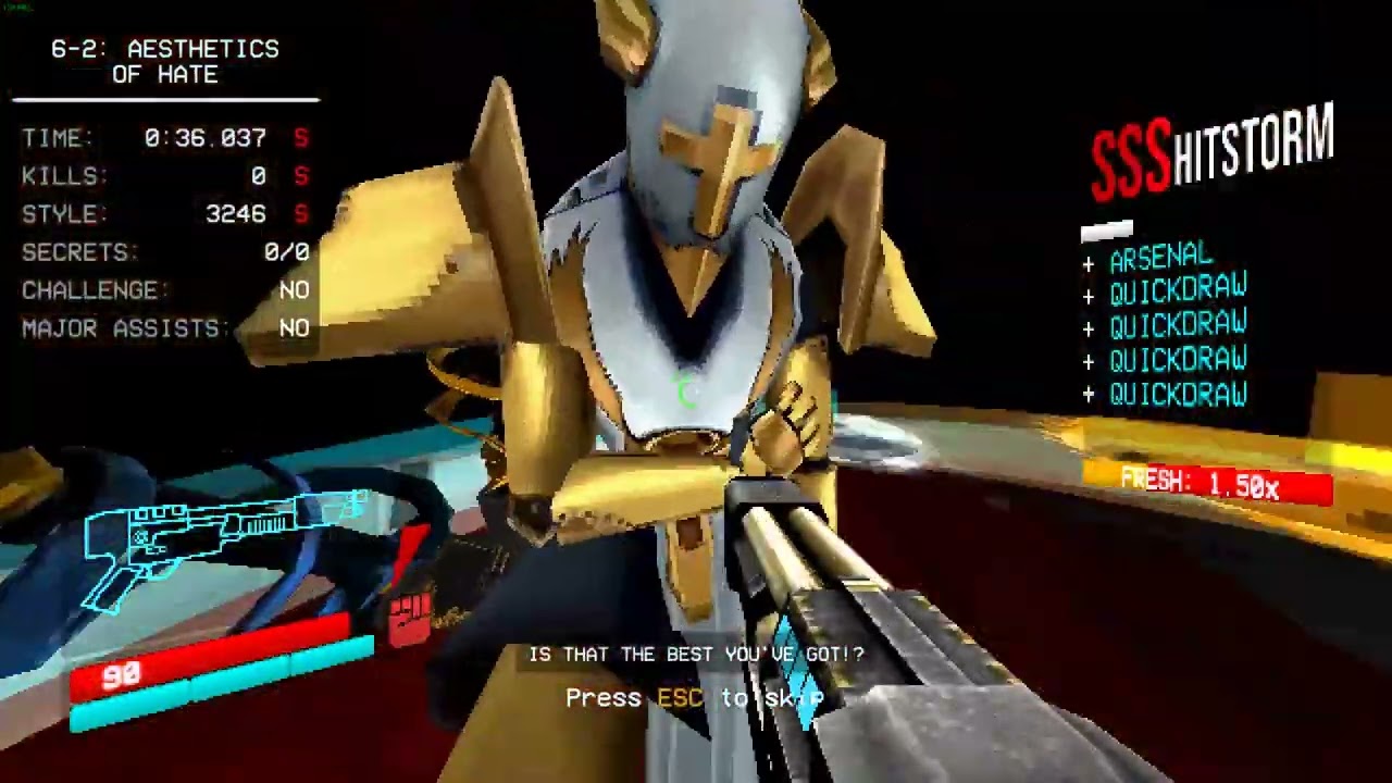 [ULTRAKILL] Gabriel Apostate of Hate (SPEEDRUN) 0:36.037 - YouTube