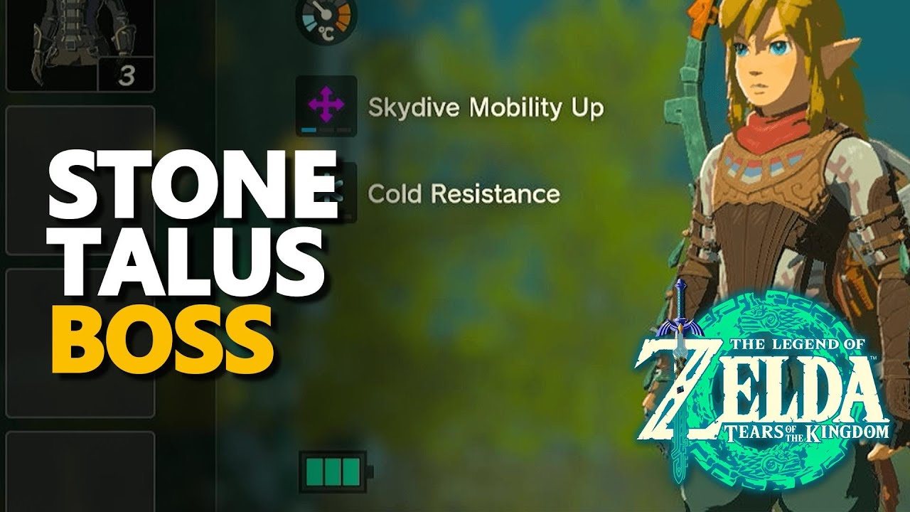 Stone Talus Boss Zelda Tears of the Kingdom - YouTube