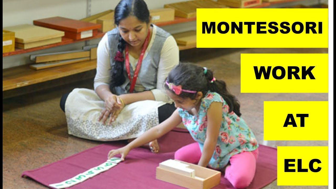 Montessori work at ELC! - YouTube