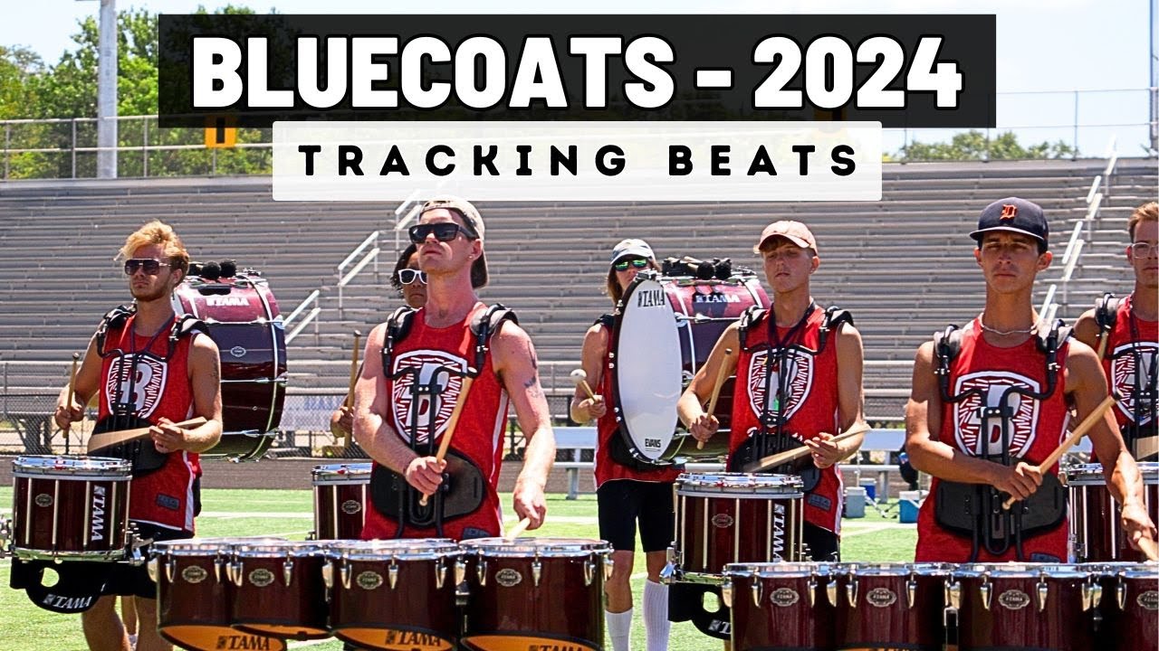 Bluecoats 2024 - Drumline Tracking - YouTube
