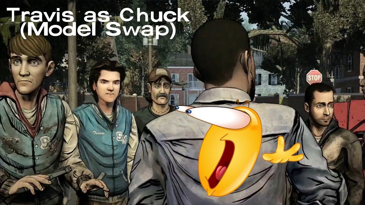 Travis as Chuck Part 3 (TWDG Model Swap) - YouTube