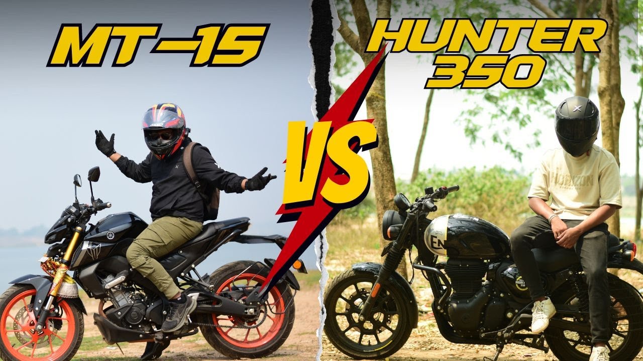 MT 15 VS HUNTER 350 - Detailed Quick Comparison in 2024 - YouTube