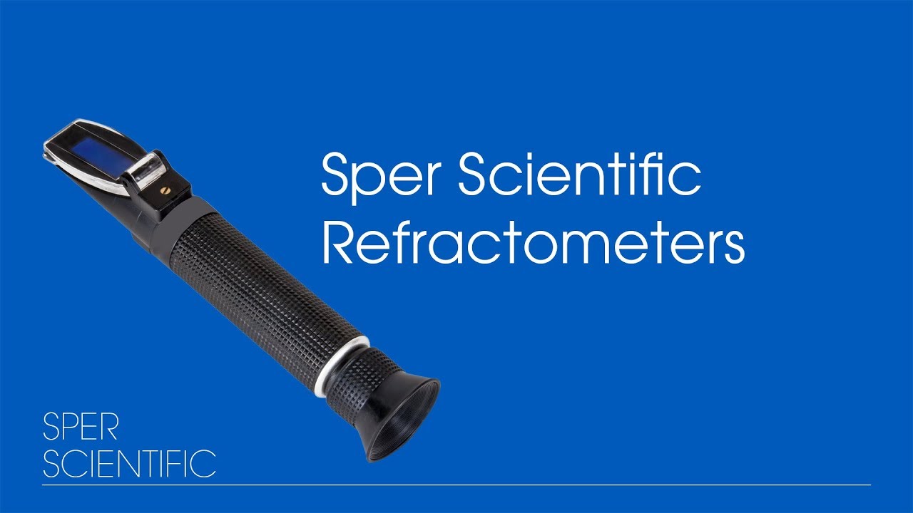 Sper Scientific Refractometers - YouTube
