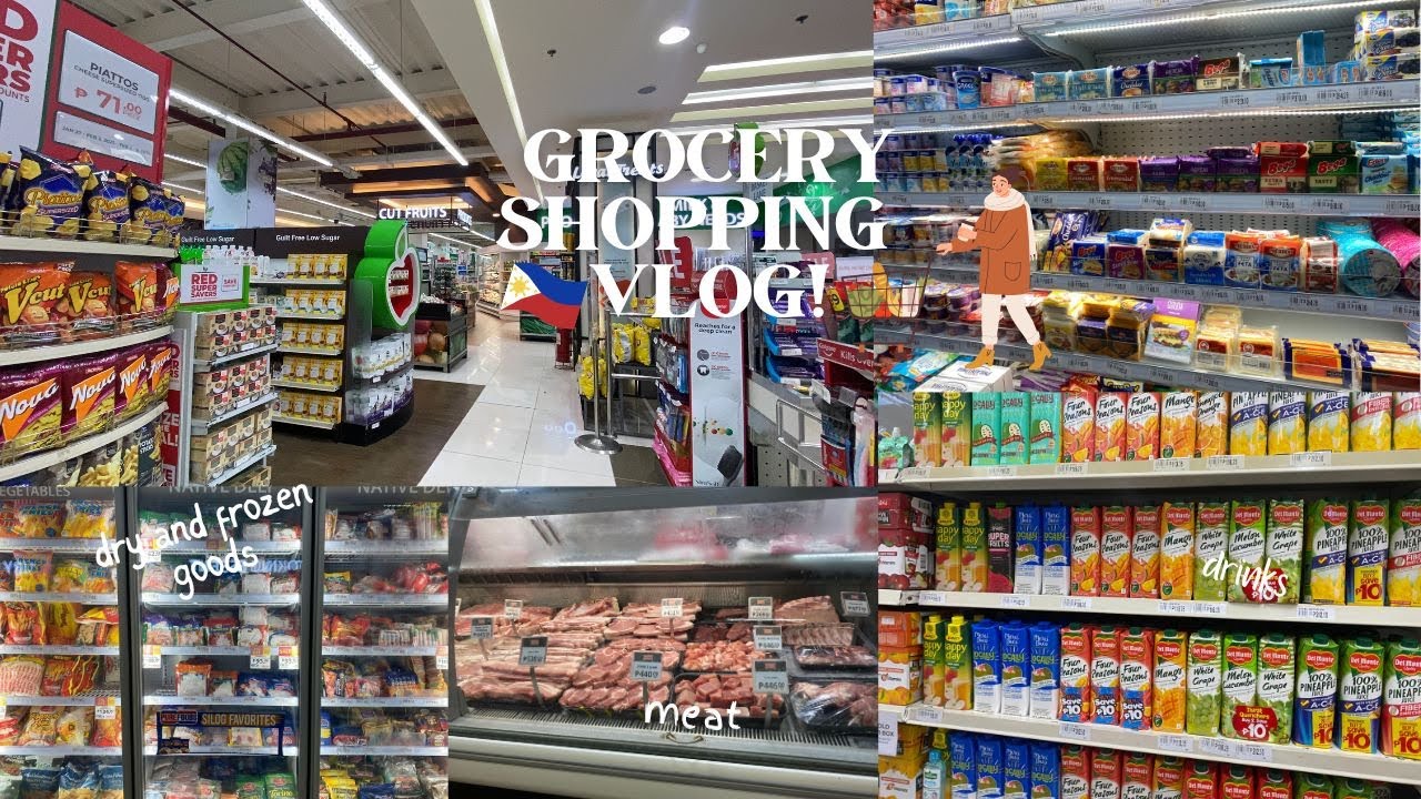 Grocery vlog | quick grocery shopping in the Philippines ️ | mjvlogs ...