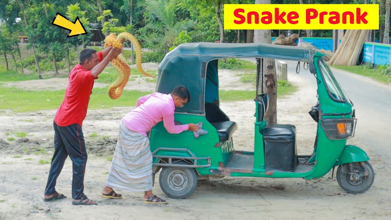 King Cobra Snake Prank 🐍 (Part 13) | Fake Snake Prank Video | 4 Minute ...