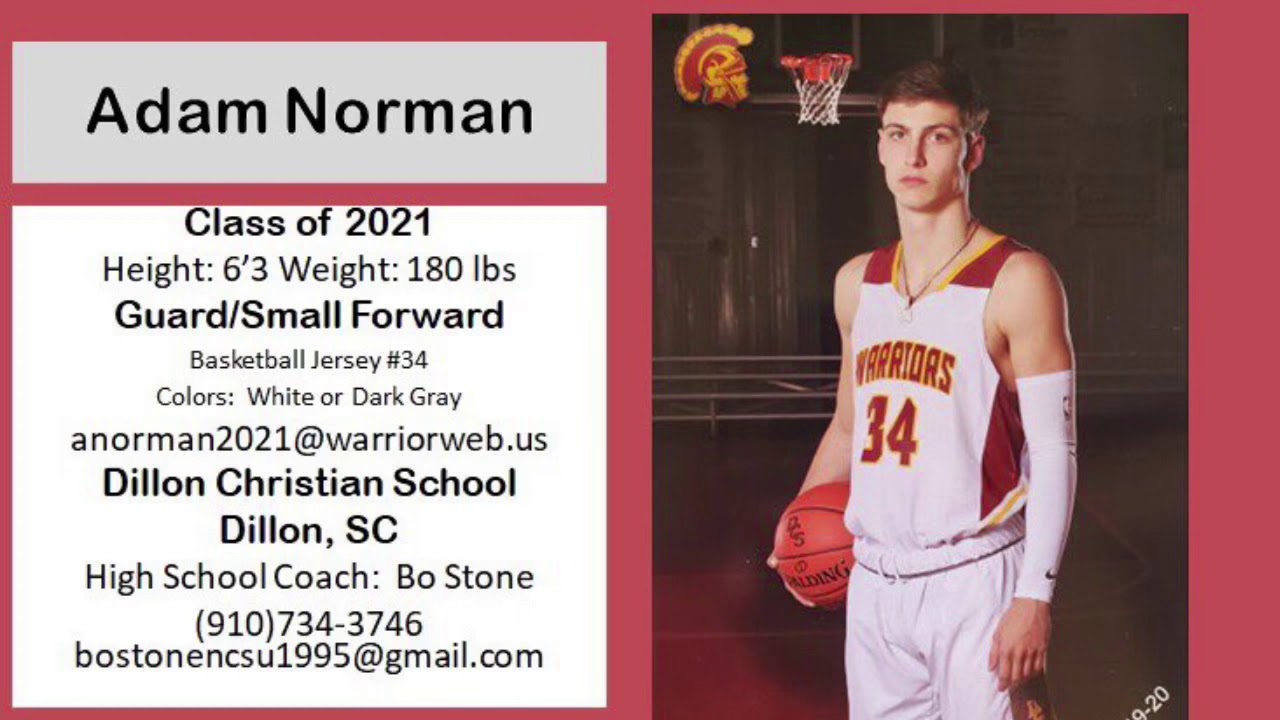 Adam Norman (Class of 2021) Highlight Video 2019-20 - YouTube