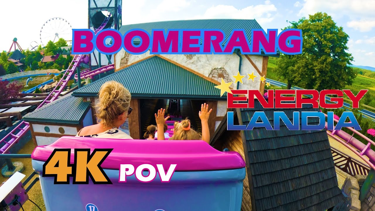 BOOMERANG - 4K POV - Family Roller Coaster - ENERGYLANDIA 2024 - YouTube