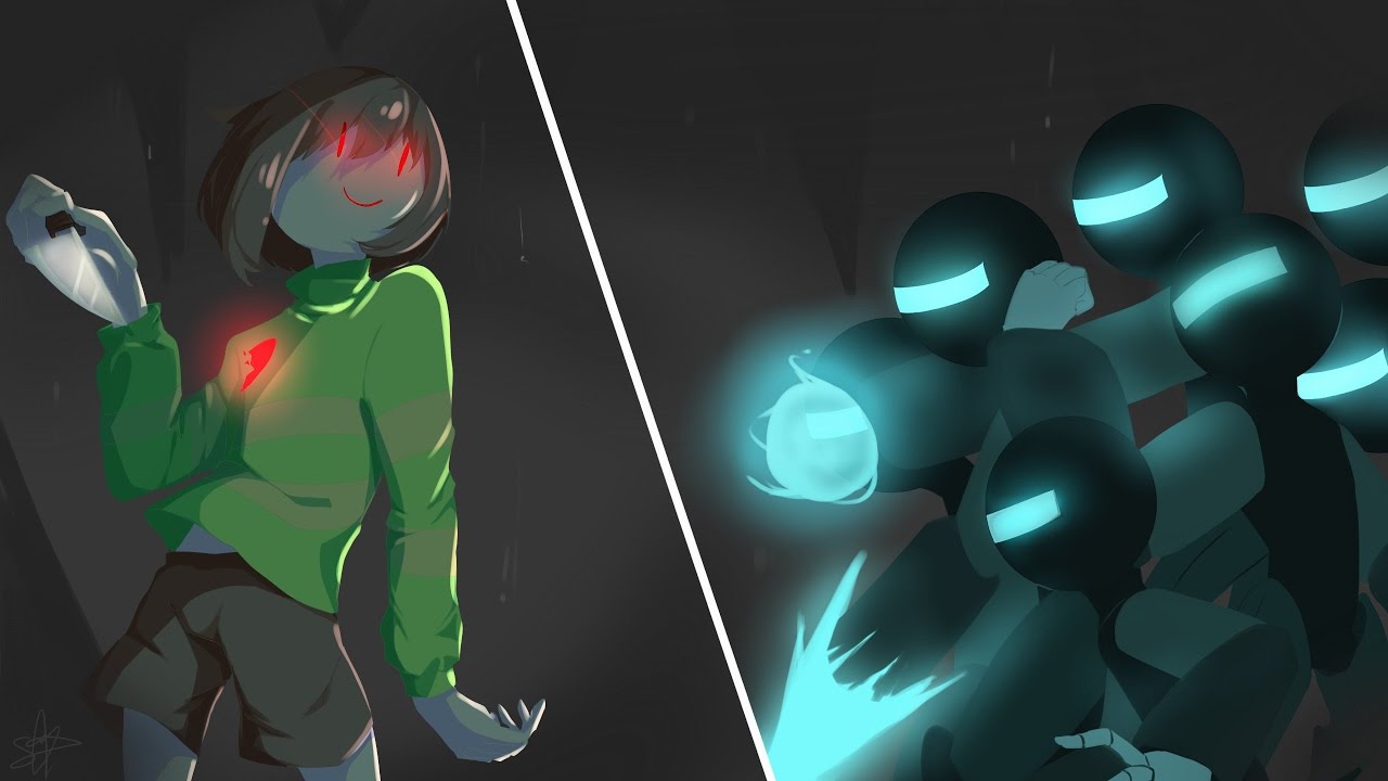 Chara VS Skell's Army - Undertale Animation (Megatale Part-9) [+13 ...