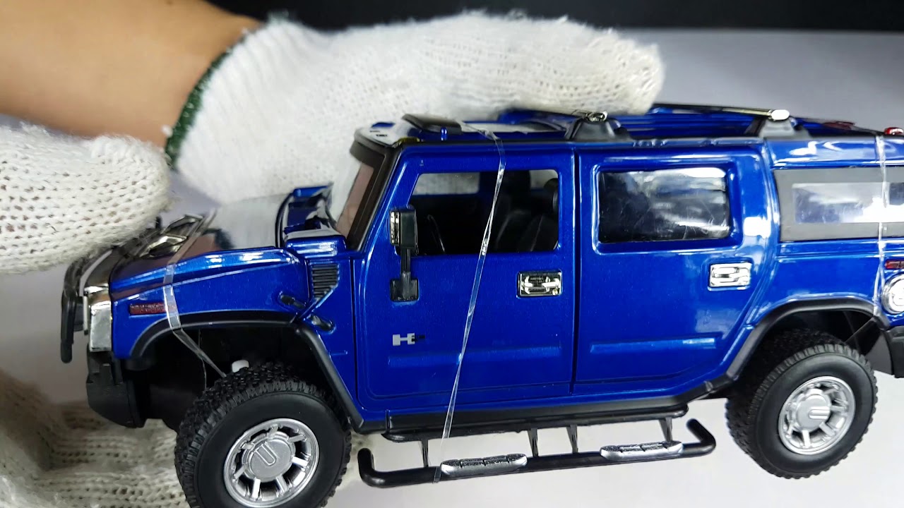 Car Model Kid 1:24 Scale Hummer H2 Unboxing - YouTube