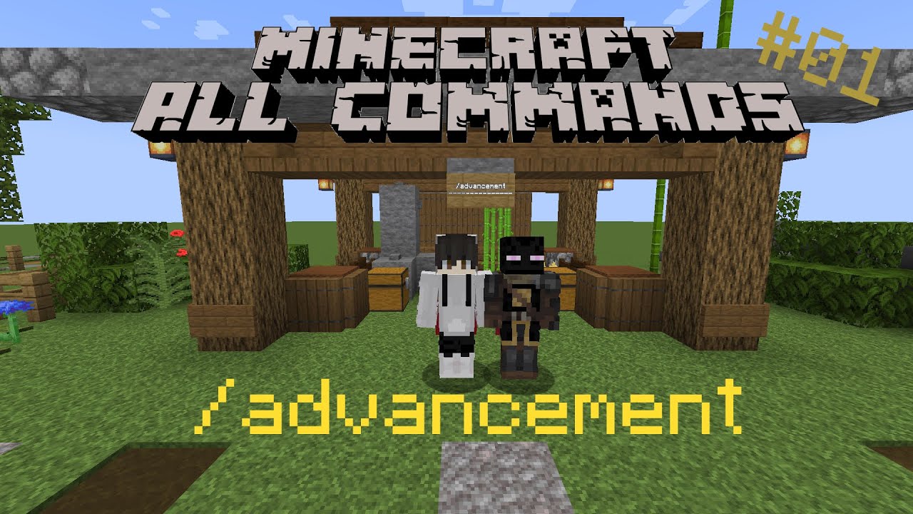 /advancement richtig verwenden! Command Tutorial! | Minecraft All ...