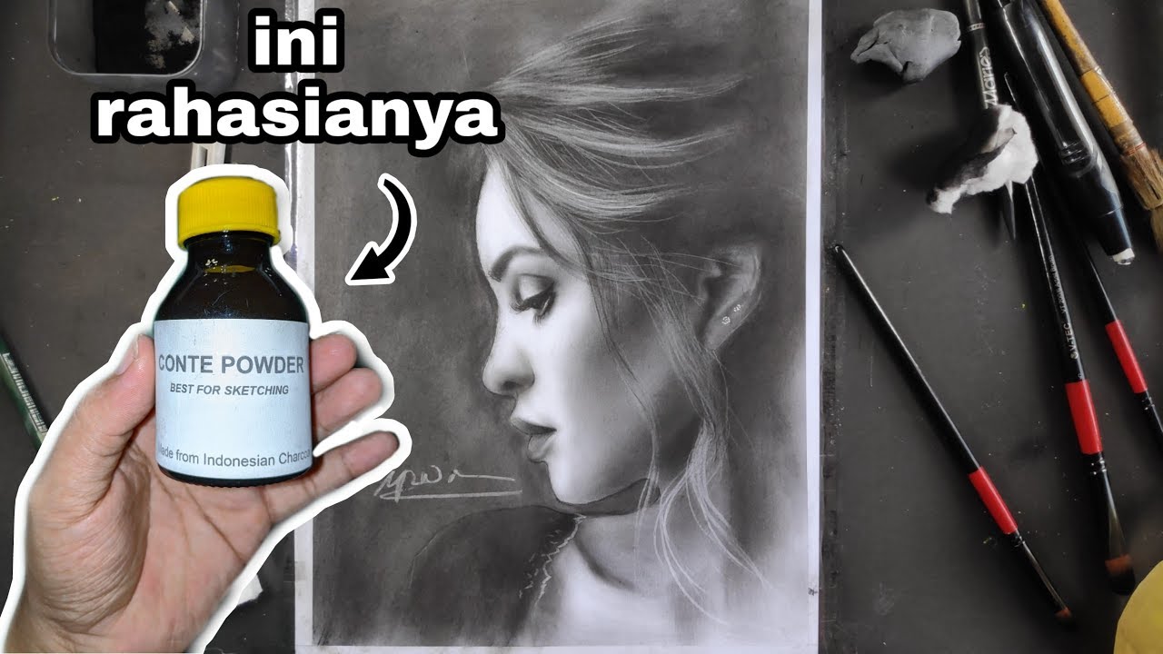 Menggambar REALIS simple | time-lapse - YouTube