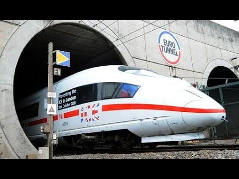 Europe Travel Part - 2 English Channel, Eurotunnel Shuttle, France and ...