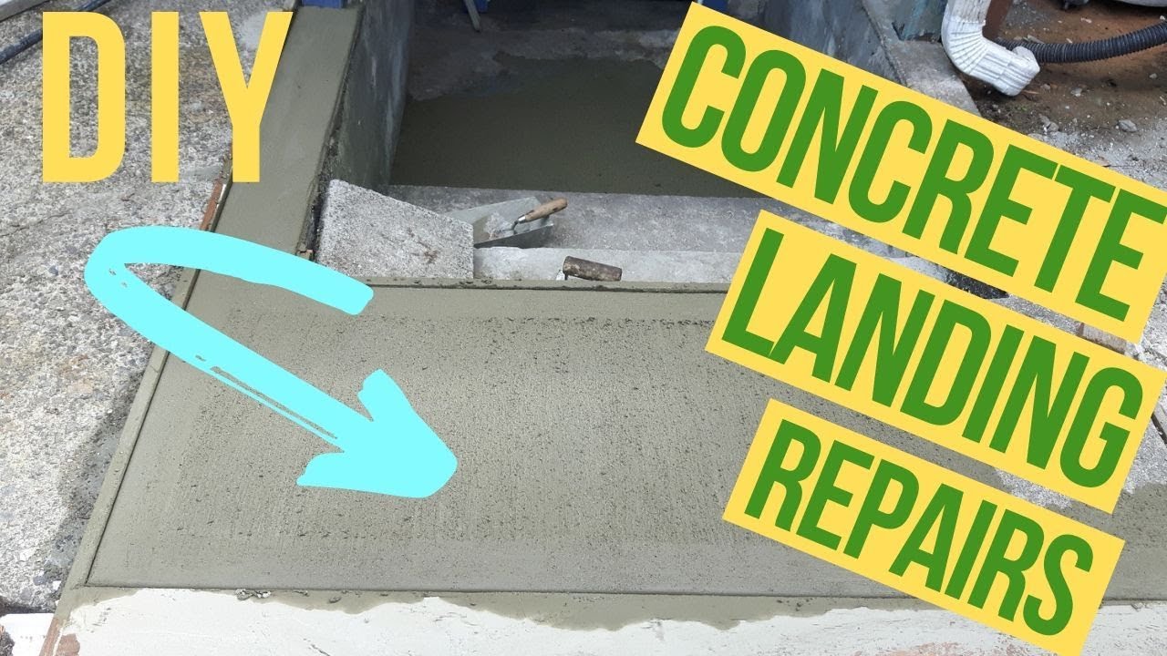 How To Repair Broken concrete steps - YouTube
