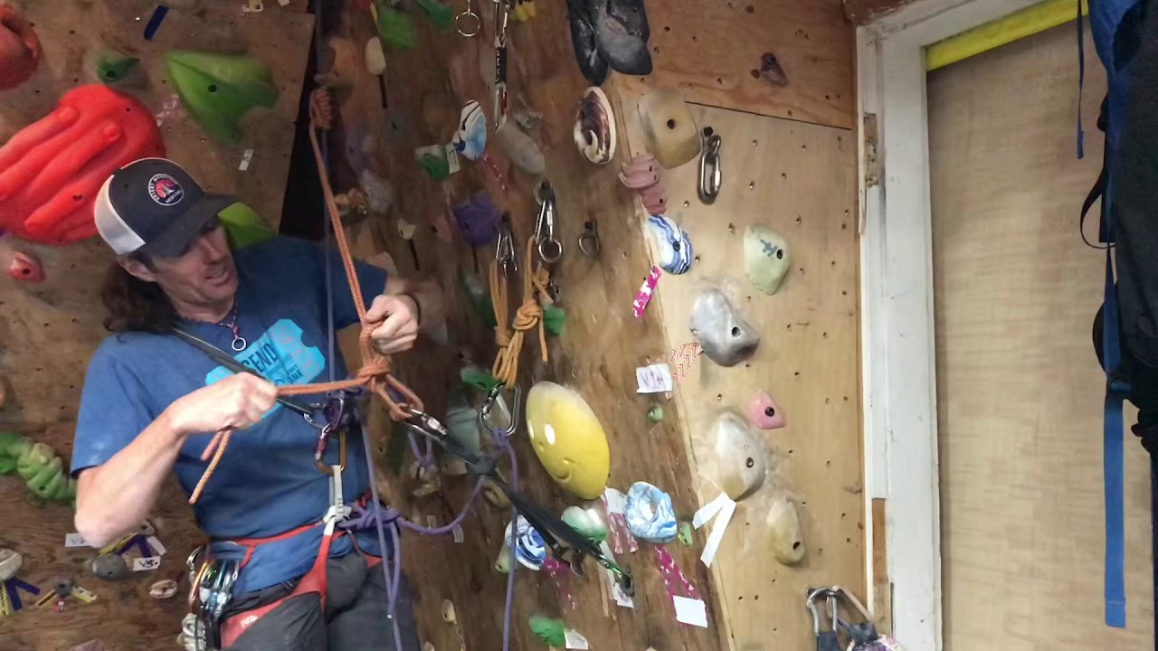 Belay Escape of a Lead Belay - YouTube