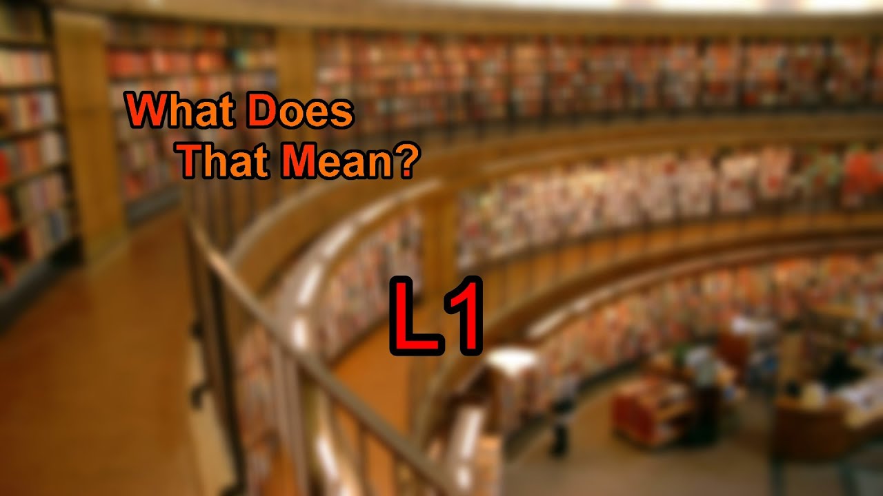 What does L1 mean? - YouTube