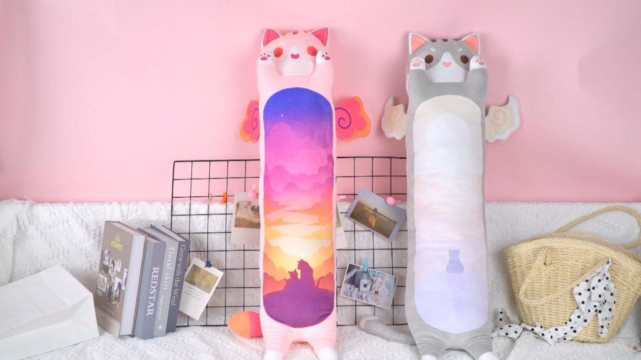 So excellent to pillow this springy, soft, comfy long cat stuffed plush ...