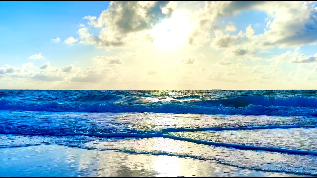 4K Heavenly Ocean Waves: 8 Hours of Soothing Beach Sounds for ...