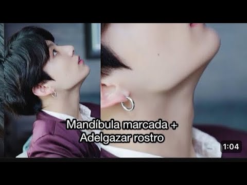 Audio mandíbula marcada + piel pálida + adelgazar rostro rápidamente ...