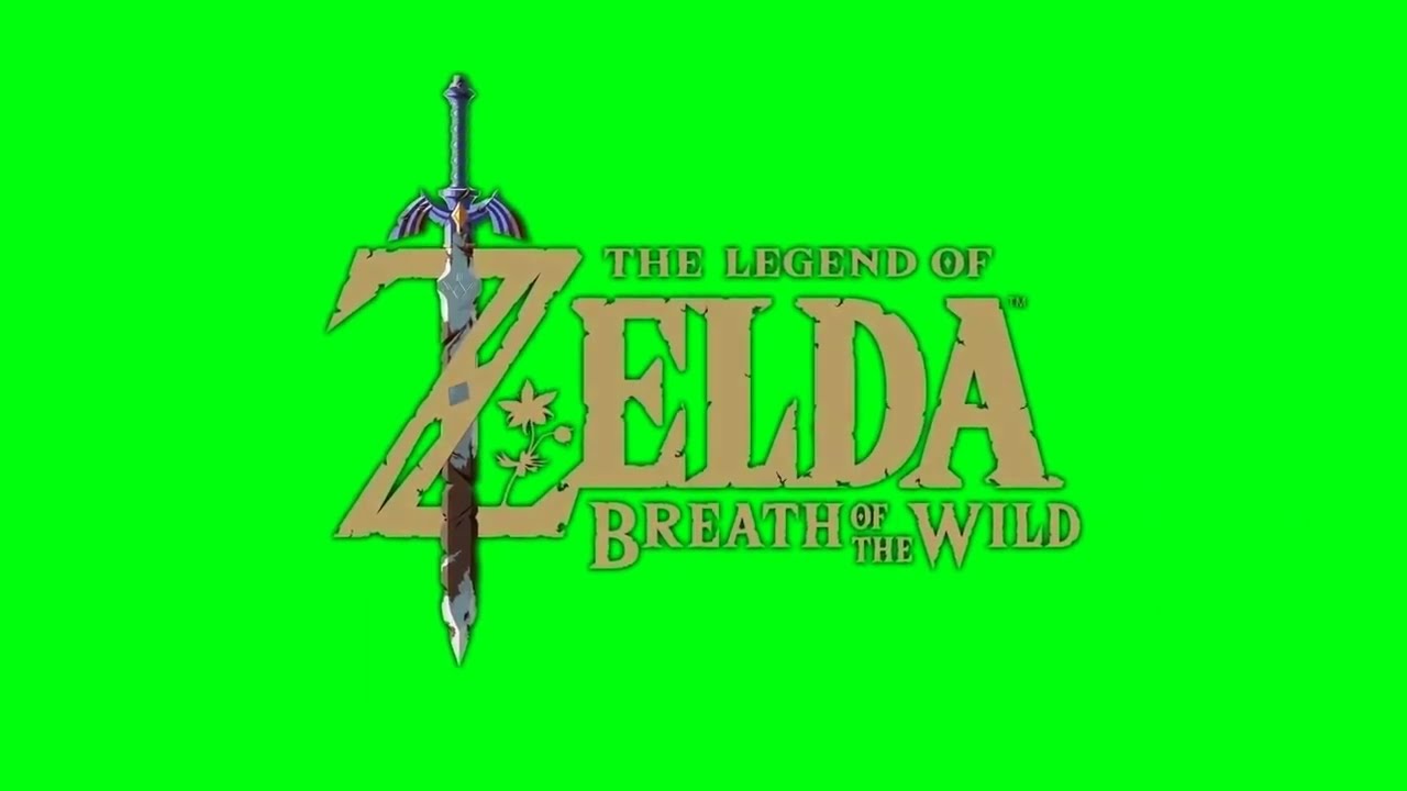 Logo Green Screen - The Legend Of Zelda Breath Of The Wild - YouTube