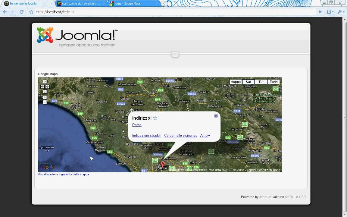 Inserire Google Maps Joomla - YouTube
