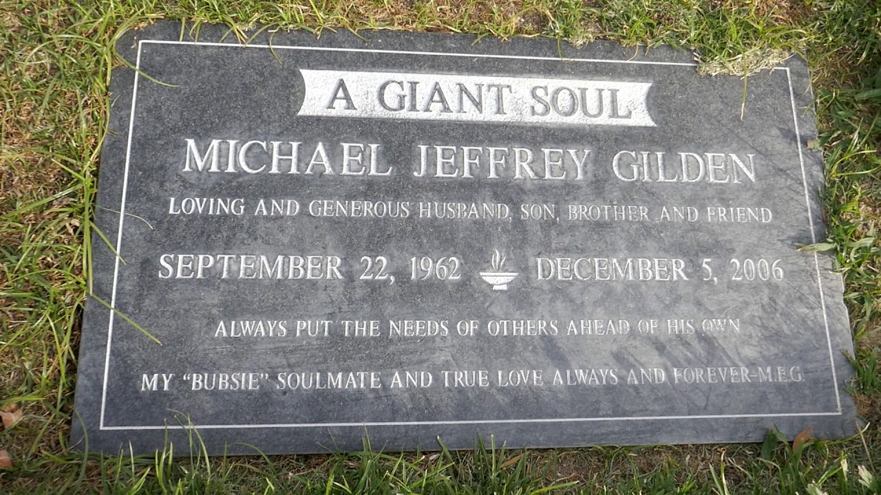 Actor Michael Gilden Eden Memorial Park Cemetery Los Angeles ...