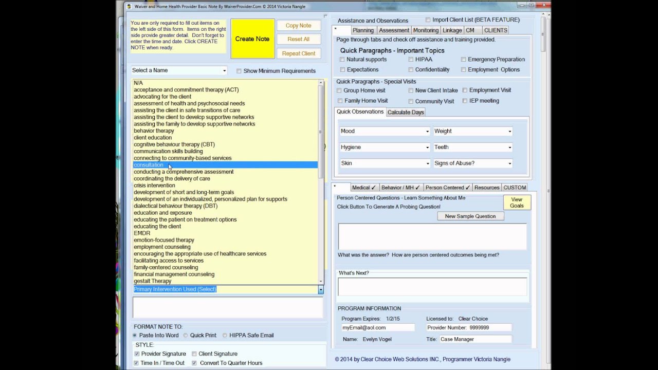 QkNotes™ CASEWORKER (727) 841-8943 - Quick Notes For Caseworkers - YouTube