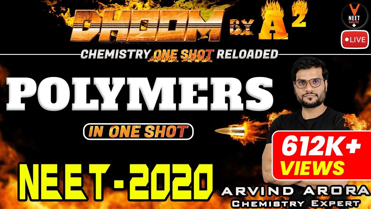 Polymers Chemistry Class 12 One Shot | Chemistry NEET 2023 | Arvind ...
