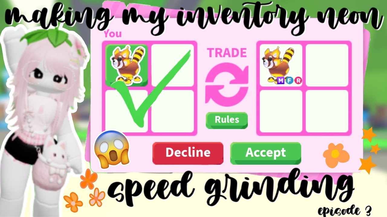 making mega neon toasty red panda + speed grinding | turning my ...