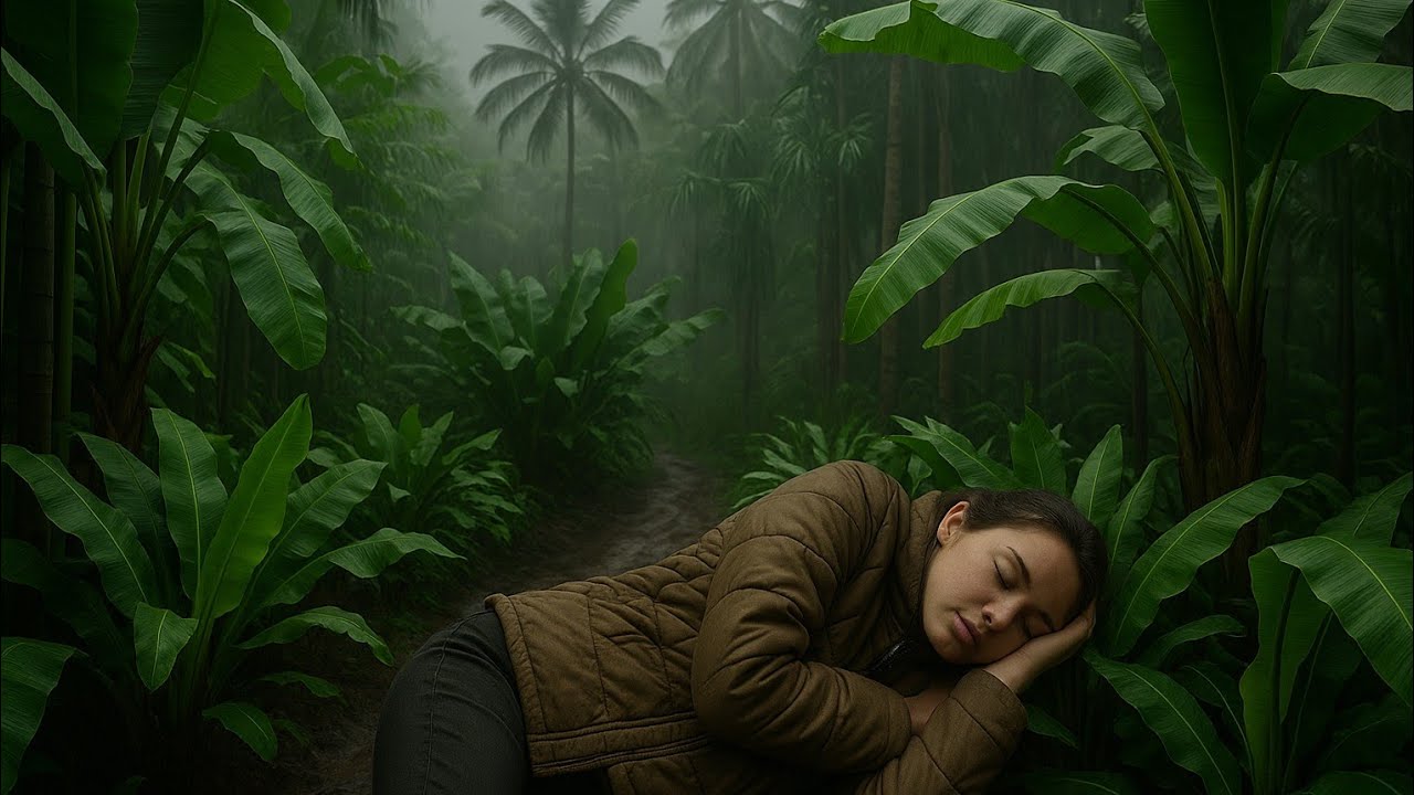 JUNGLE RAIN FOR CALM FOCUS AND RESTFUL SLEEP: TROPICAL NATURE AMBIENCE ...
