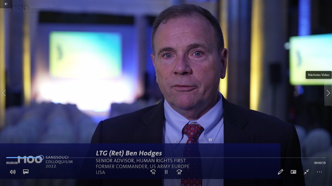 LTG (Ret) Ben Hodges, former Commander of the US Army Europe, about the ...