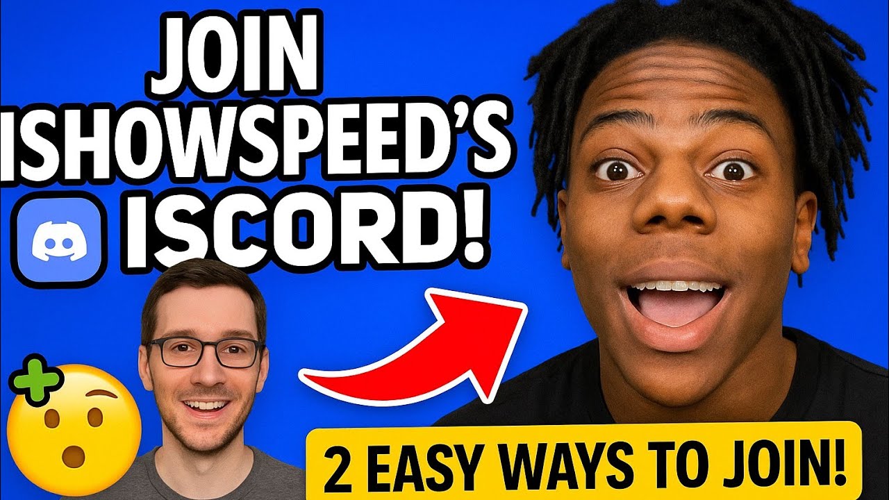 How to Join Ishowspeed's Discord Channel - YouTube