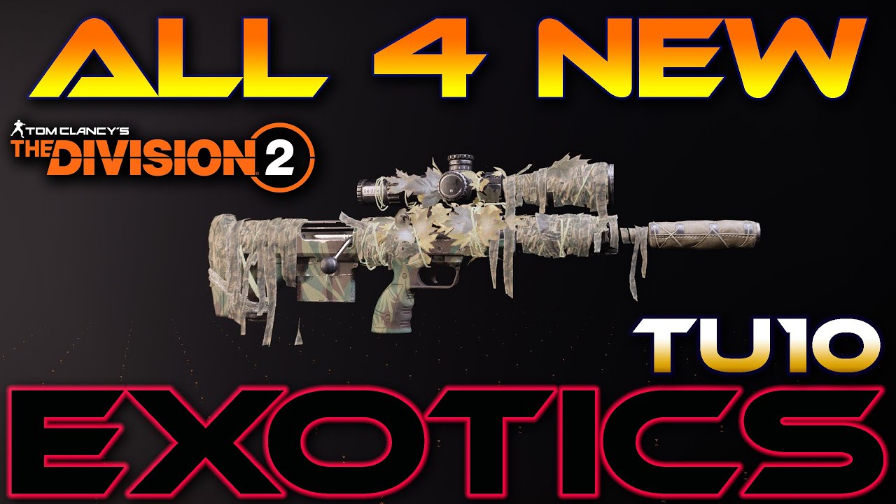 The Division 2 New Exotics Vile Mask, The Mantis Marksmen, Regulus ...