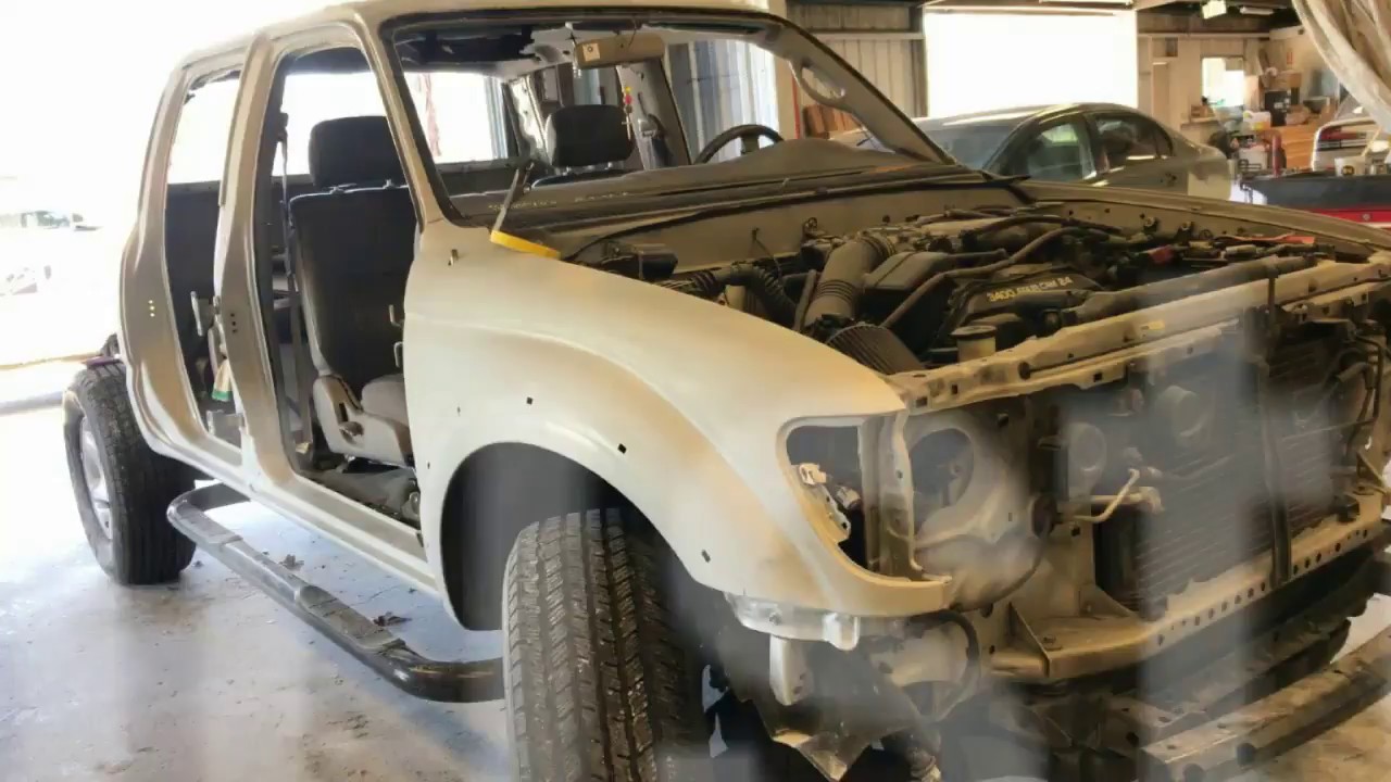 How to paint a vehicle and change the color the correct way - YouTube